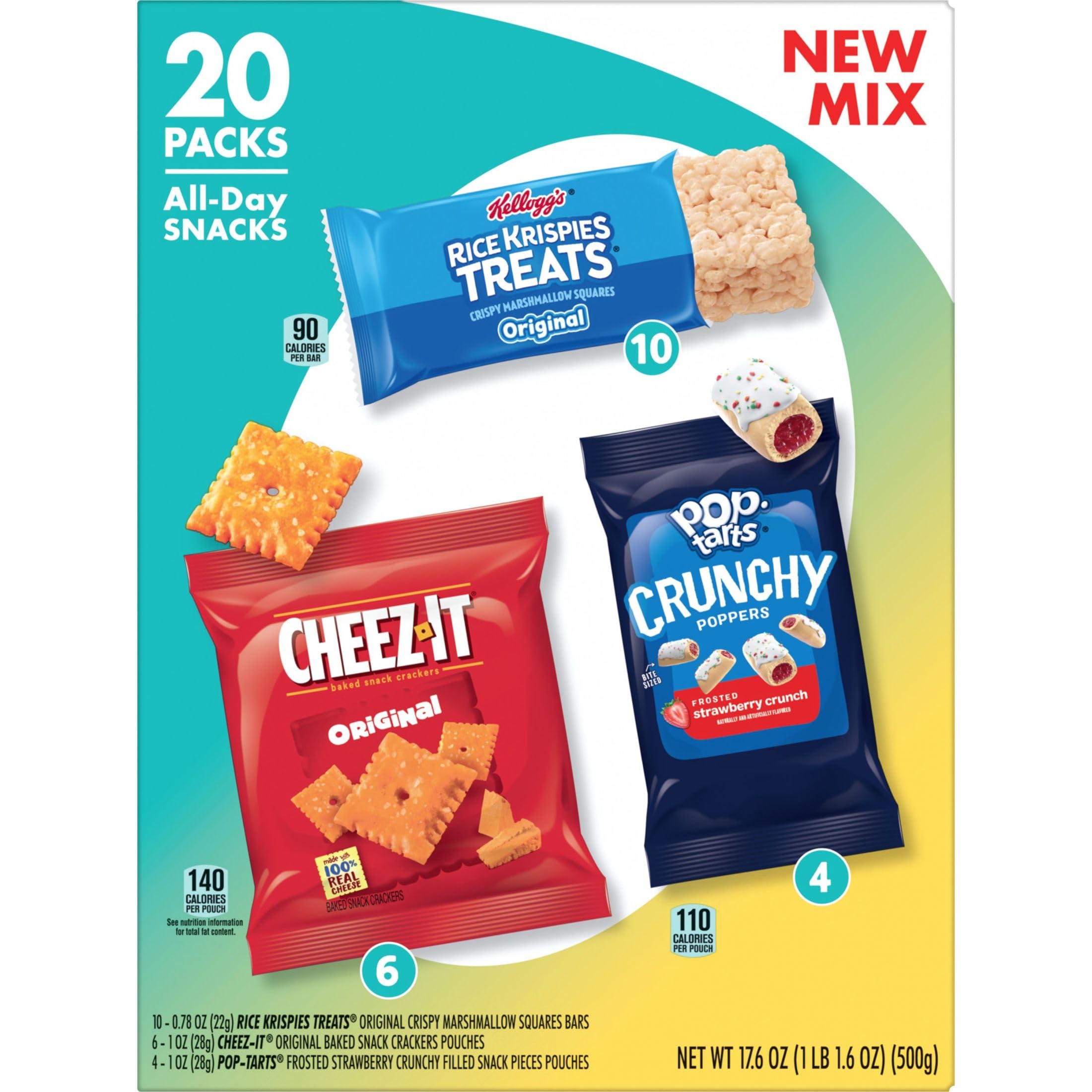 Kellogg's Cheez-It, Pop-Tarts & Rice Krispies Treats All-Day Snacks ...
