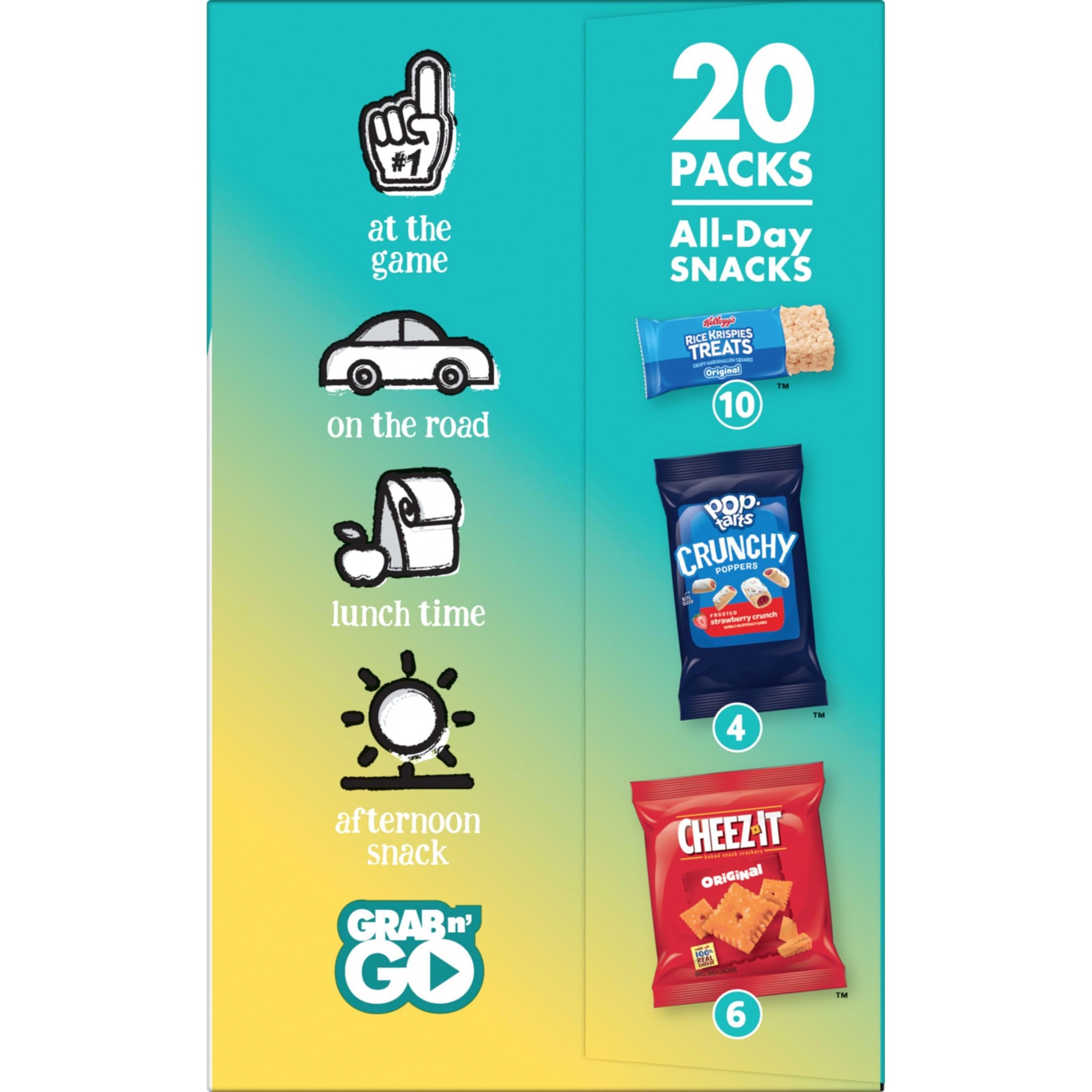 Kellogg's Cheez-It, Pop-Tarts & Rice Krispies Treats All-Day Snacks ...
